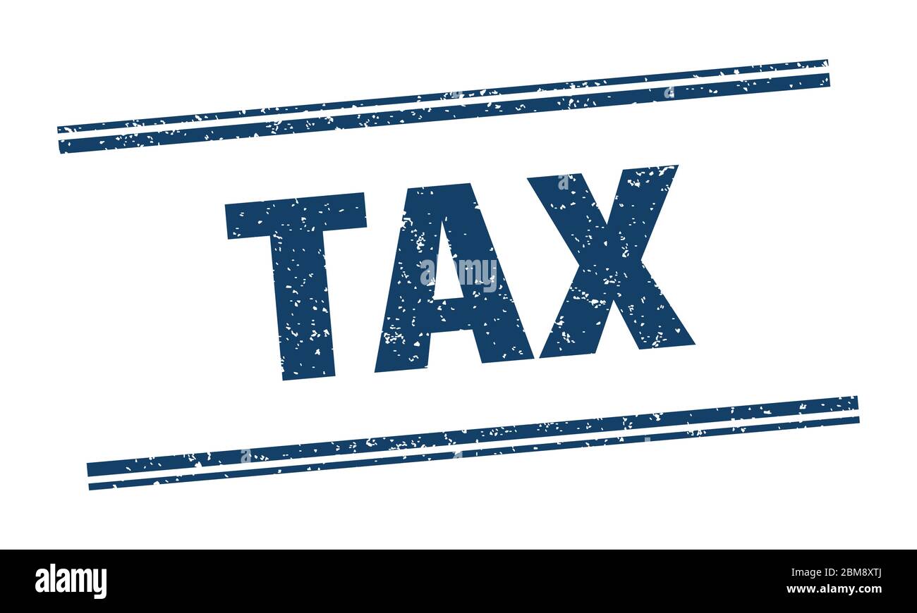 tax stamp. tax label. square grunge sign Stock Vector Image & Art - Alamy