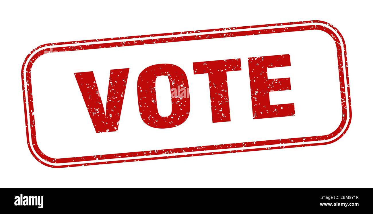 vote stamp. vote square grunge sign. label Stock Vector Image & Art - Alamy
