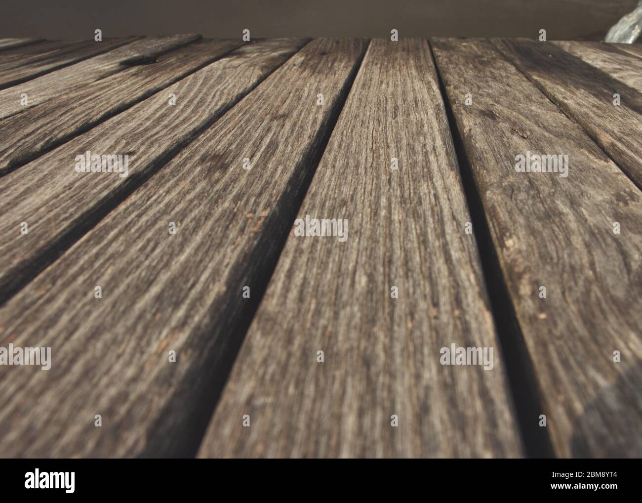 Long Wooden walkway or texture background Stock Photo - Alamy