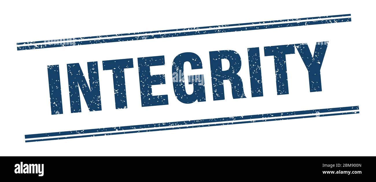 integrity stamp. integrity label. square grunge sign Stock Vector Image ...