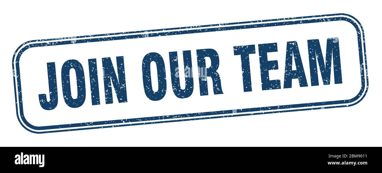 join our team stamp. join our team square grunge sign. label Stock ...