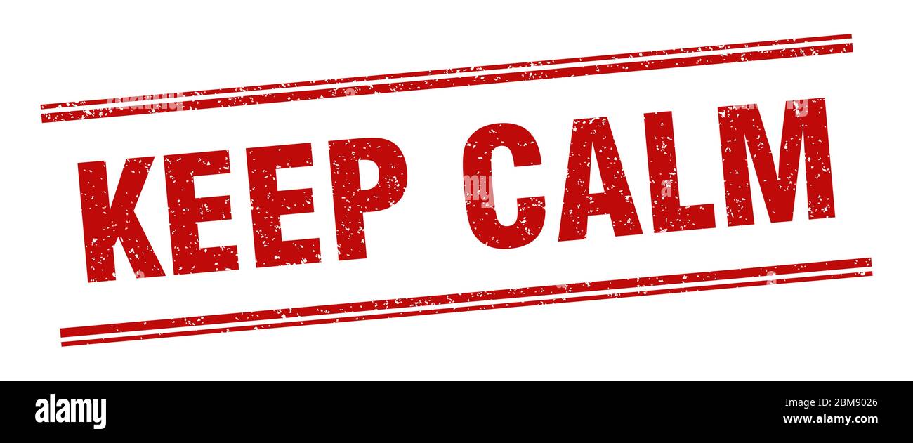 keep calm stamp. keep calm label. square grunge sign Stock Vector Image ...