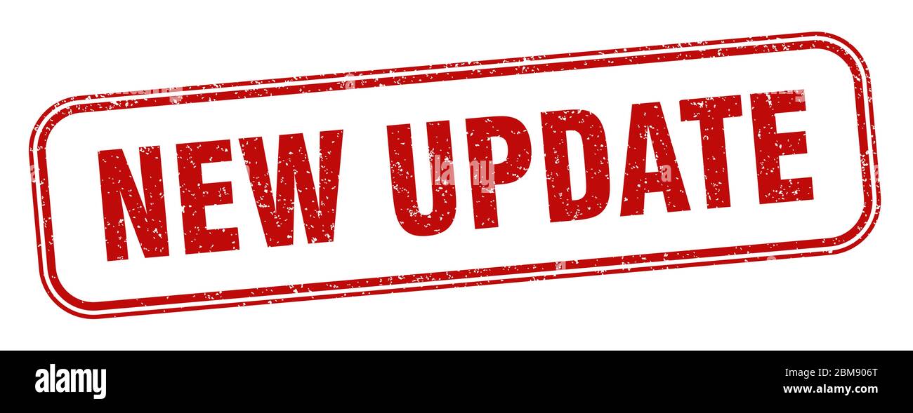 new update stamp. new update square grunge sign. label Stock Vector ...