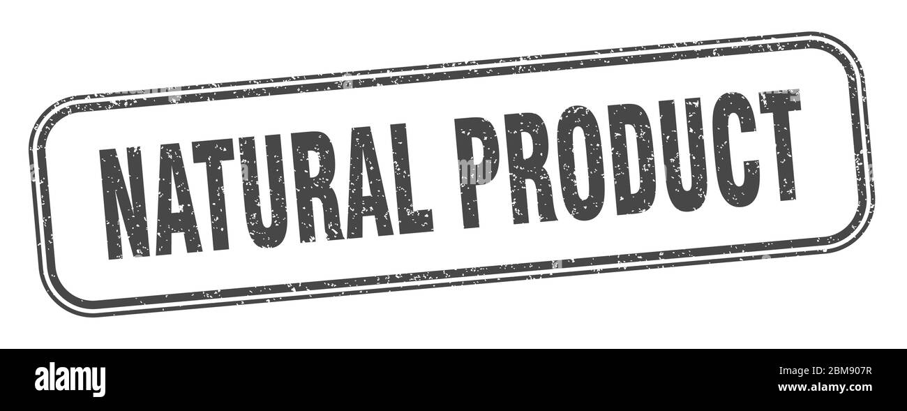 natural product stamp. natural product square grunge sign. label Stock ...