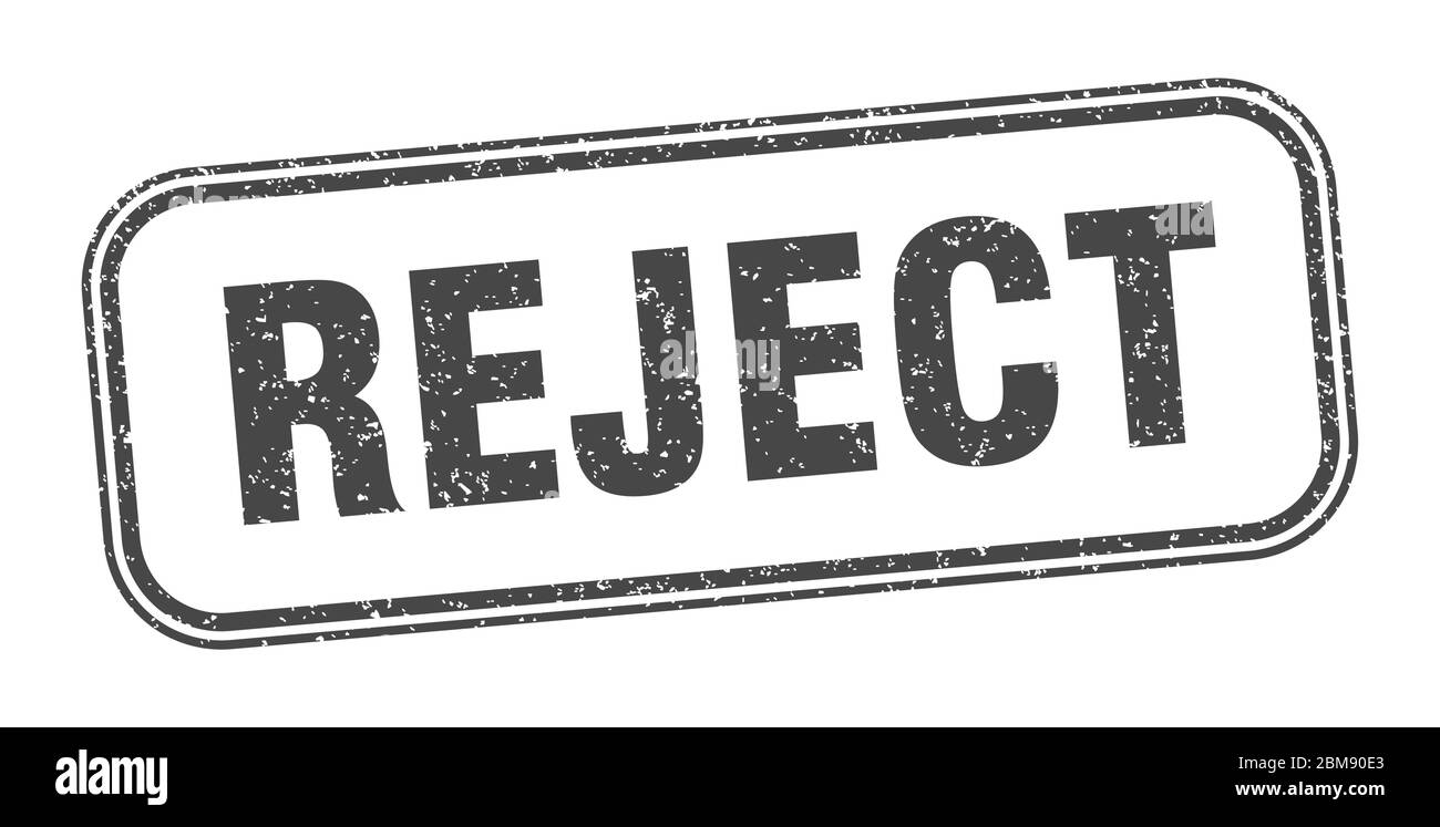 reject stamp. reject square grunge sign. label Stock Vector Image & Art ...