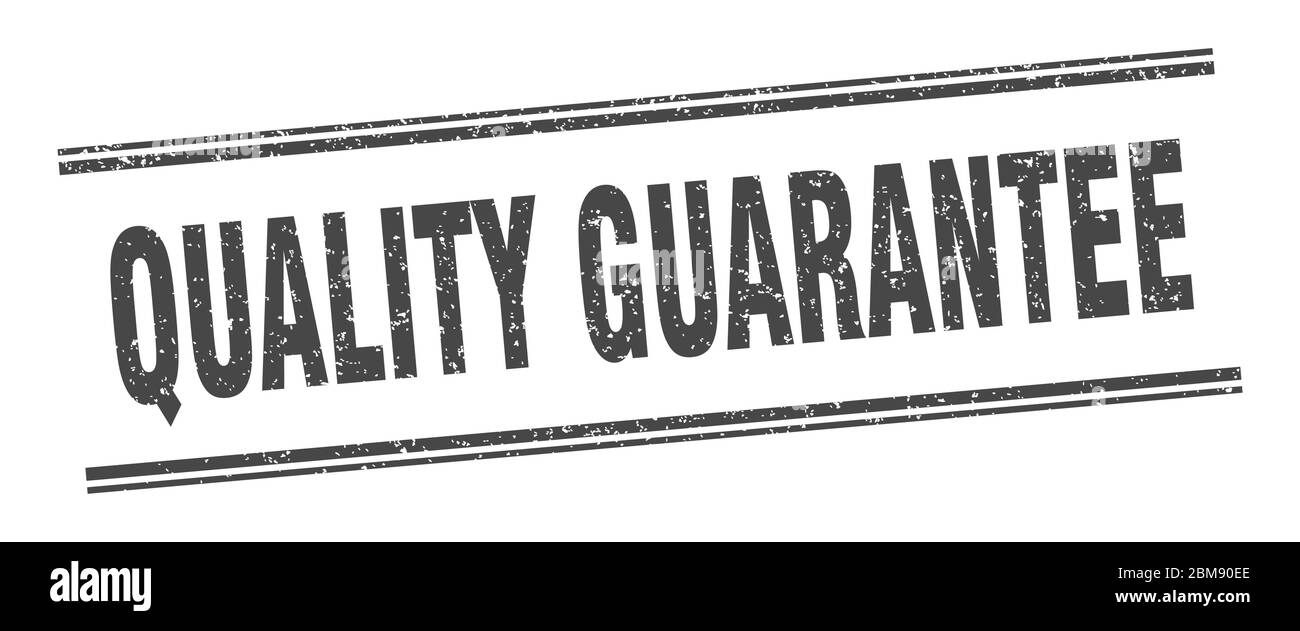 quality guarantee stamp. quality guarantee label. square grunge sign ...
