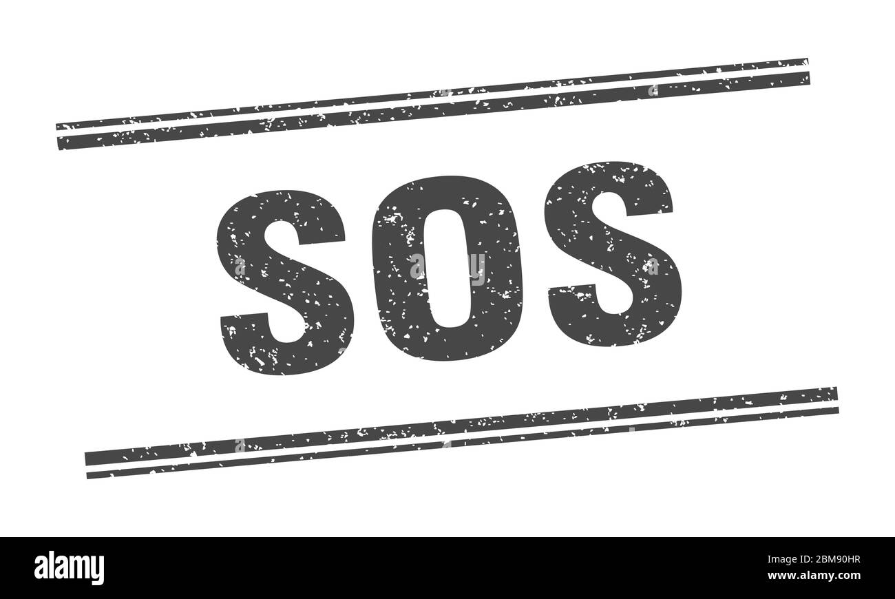 Sos stamp Black and White Stock Photos & Images - Alamy