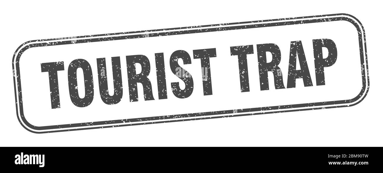 tourist trap stamp. tourist trap square grunge sign. label Stock Vector ...