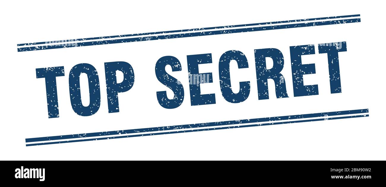 top secret stamp. top secret label. square grunge sign Stock Vector ...