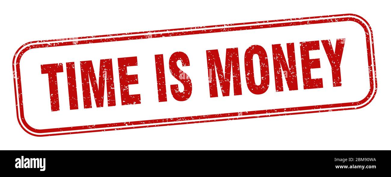 time is money stamp. time is money square grunge sign. label Stock ...