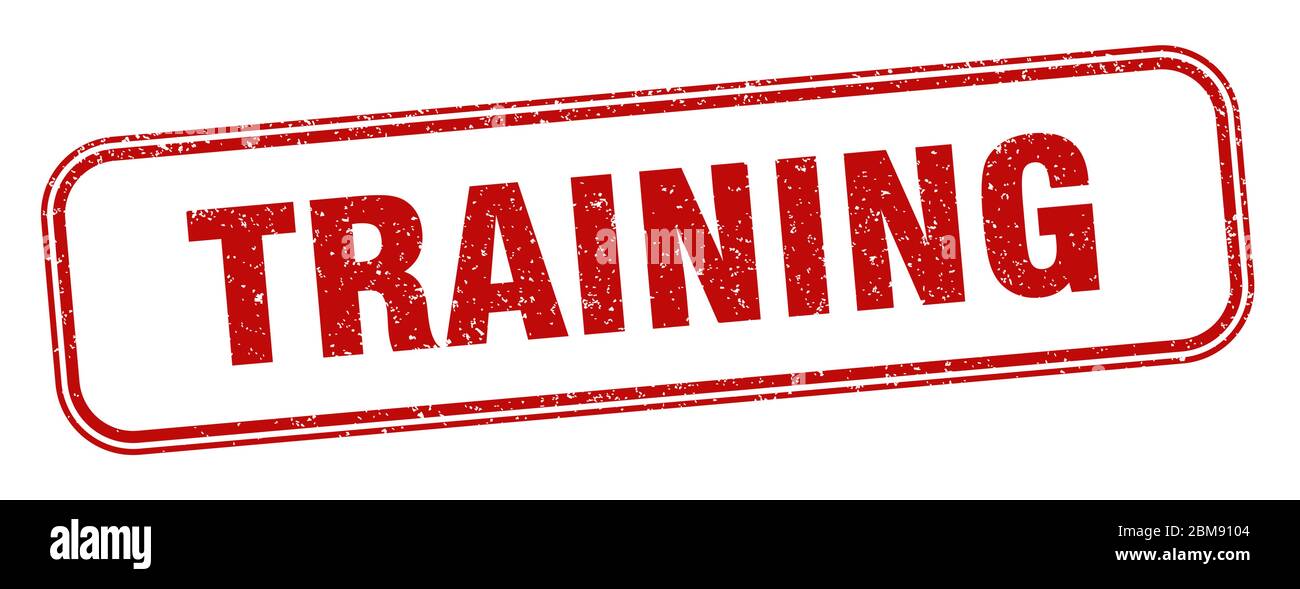 training stamp. training square grunge sign. label Stock Vector Image ...