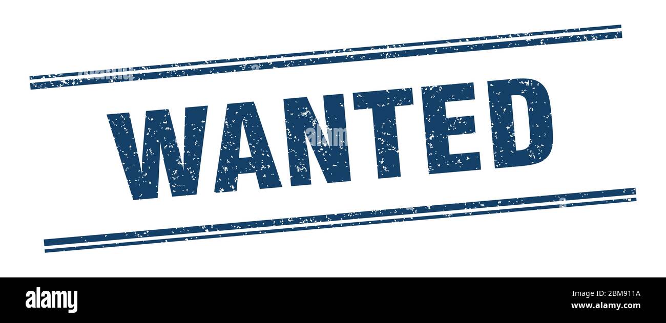 wanted stamp. wanted label. square grunge sign Stock Vector Image & Art ...