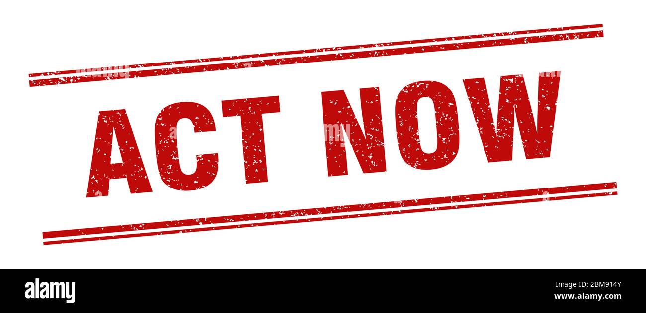 act now stamp. act now label. square grunge sign Stock Vector Image ...