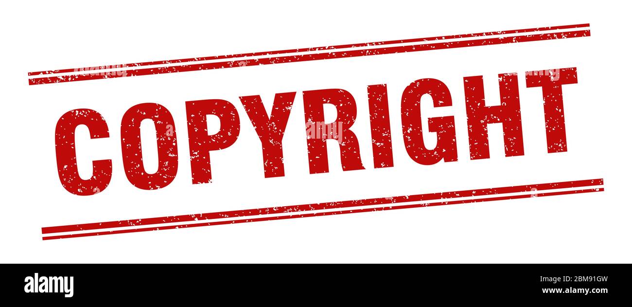 copyright stamp. copyright label. square grunge sign Stock Vector Image ...