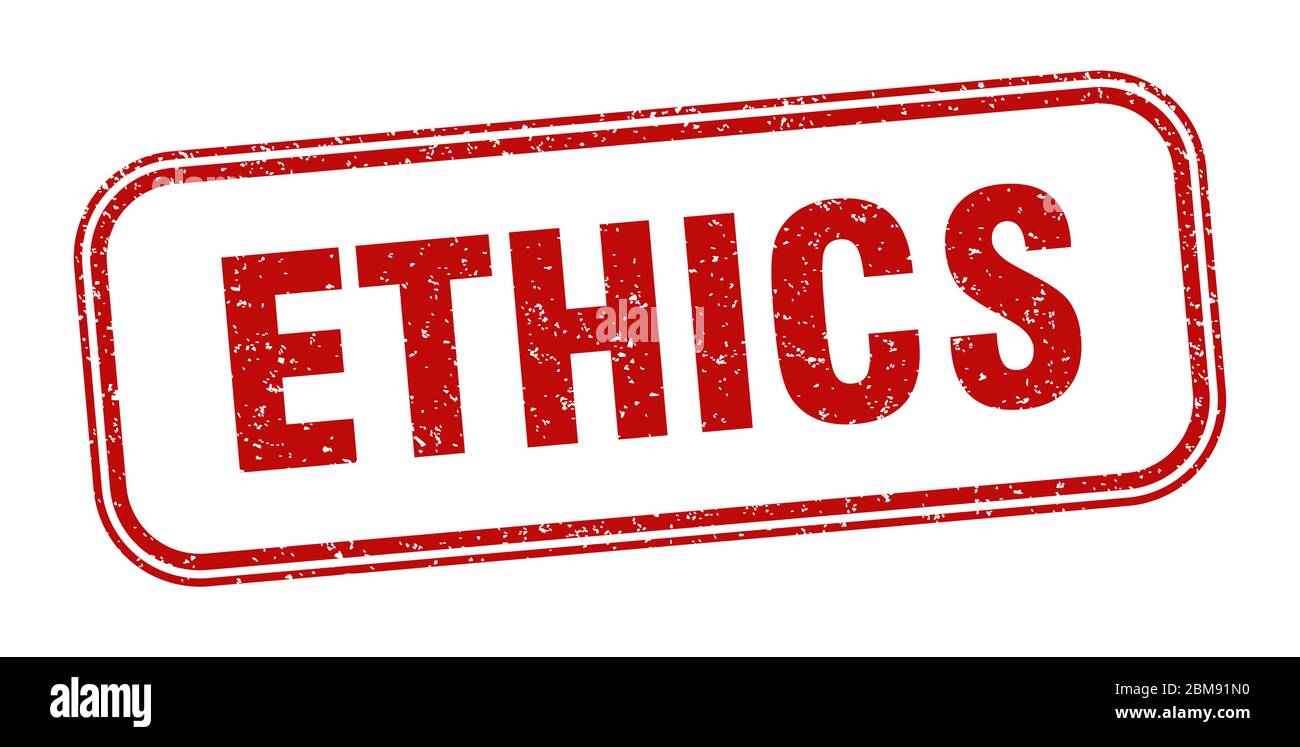 ethics stamp. ethics square grunge sign. label Stock Vector Image & Art ...