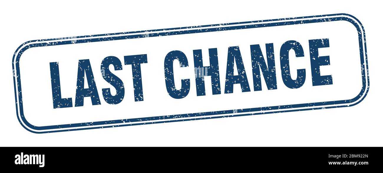 Last chance stamp square Cut Out Stock Images & Pictures - Alamy