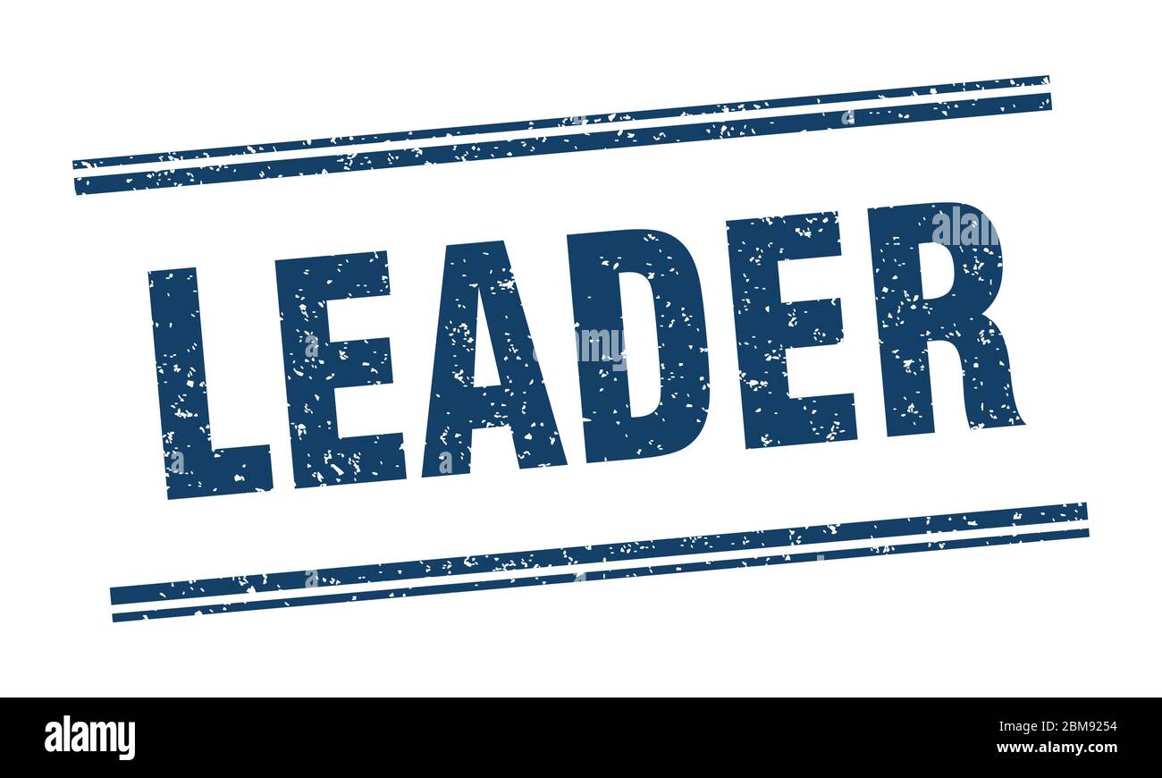 leader stamp. leader label. square grunge sign Stock Vector Image & Art ...