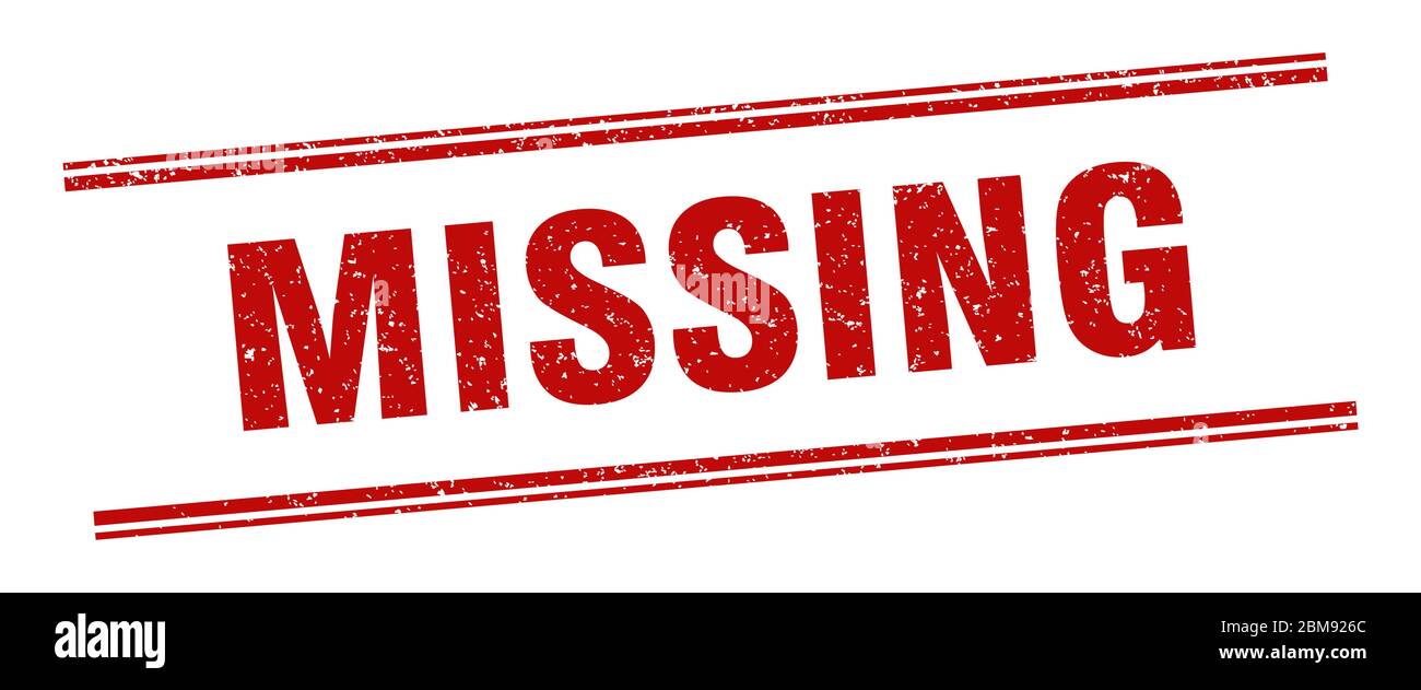 missing stamp. missing label. square grunge sign Stock Vector Image ...