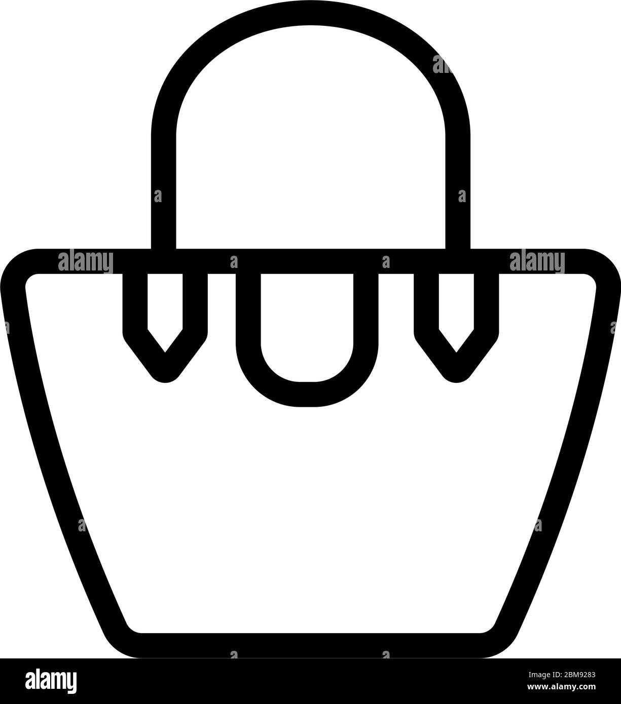 women bag extended to top icon vector Stock Vector Image & Art - Alamy