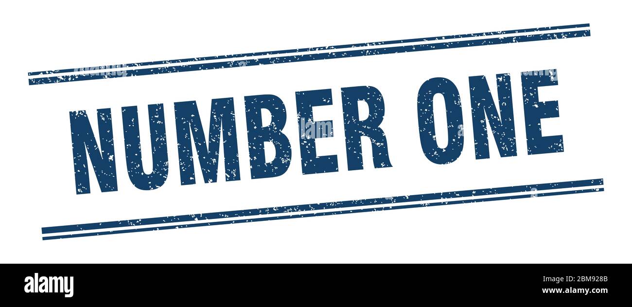 number one stamp. number one label. square grunge sign Stock Vector ...
