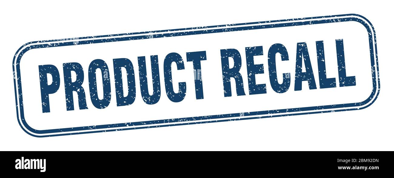 product recall stamp. product recall square grunge sign. label Stock ...