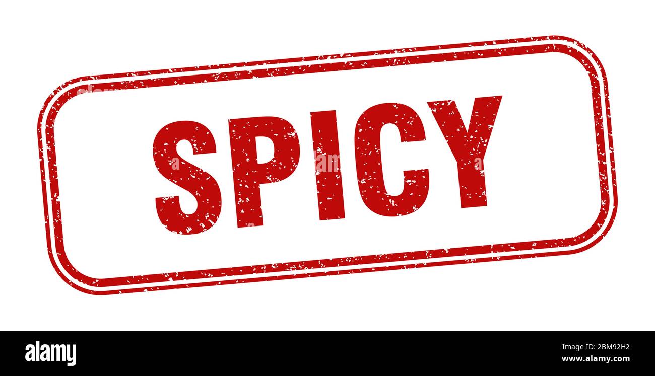 spicy stamp. spicy square grunge sign. label Stock Vector Image & Art ...