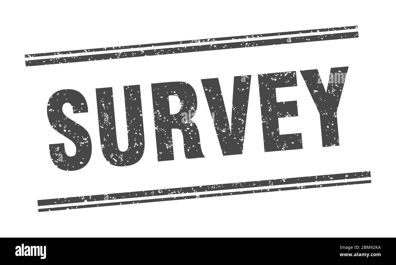 survey stamp. survey label. square grunge sign Stock Vector Image & Art ...