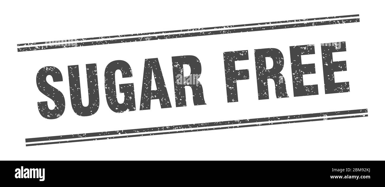 sugar free stamp. sugar free label. square grunge sign Stock Vector ...