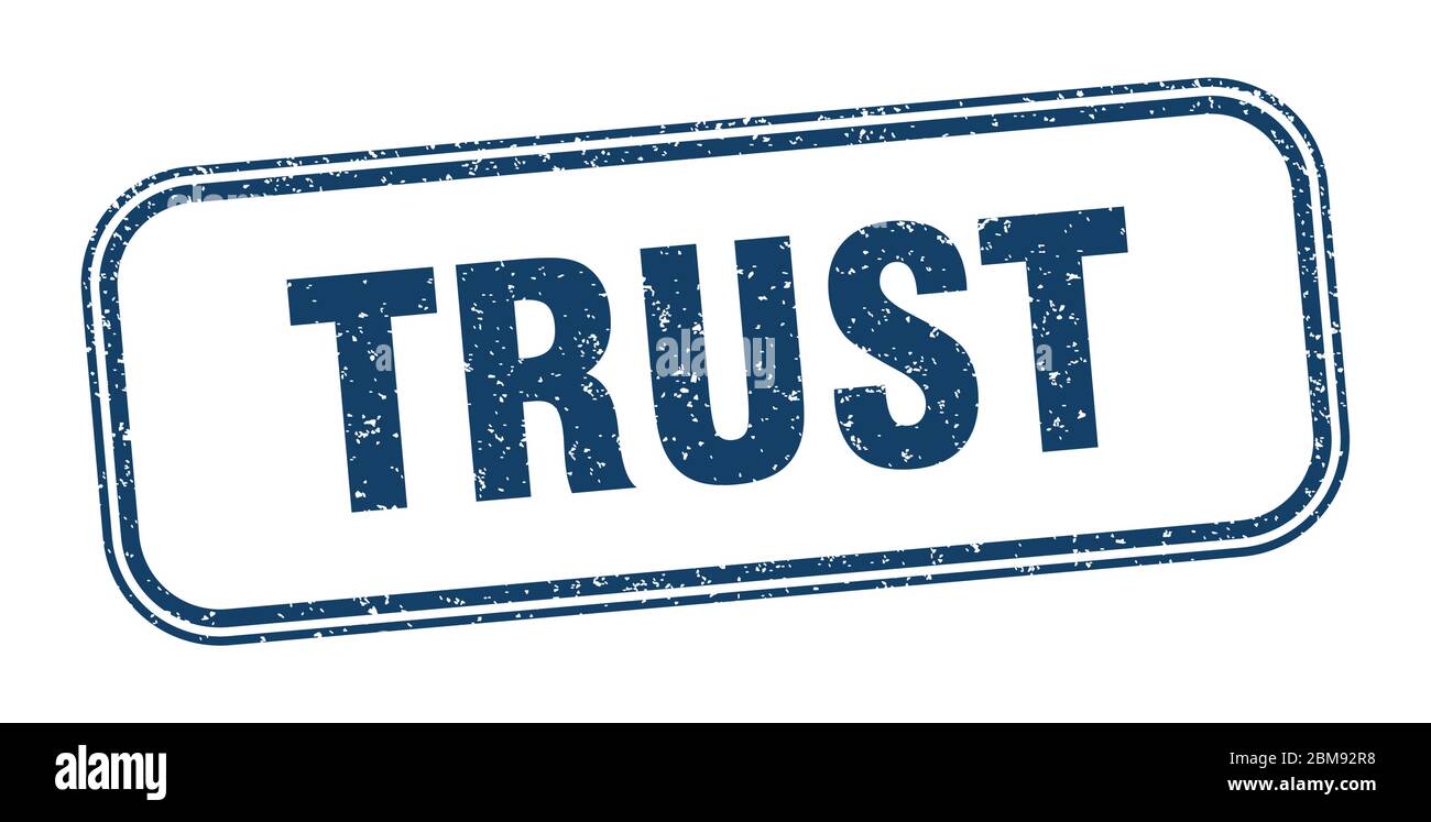 trust stamp. trust square grunge sign. label Stock Vector Image & Art ...