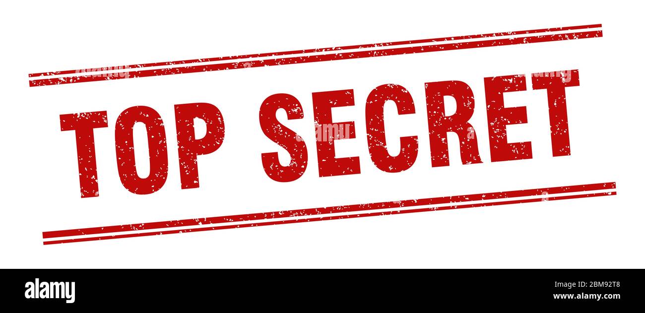 top secret stamp. top secret label. square grunge sign Stock Vector ...