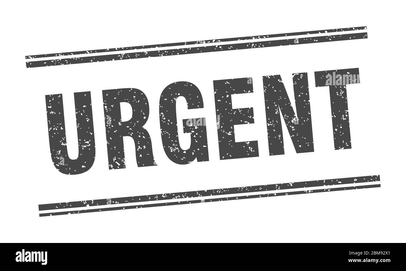 urgent stamp. urgent label. square grunge sign Stock Vector Image & Art ...