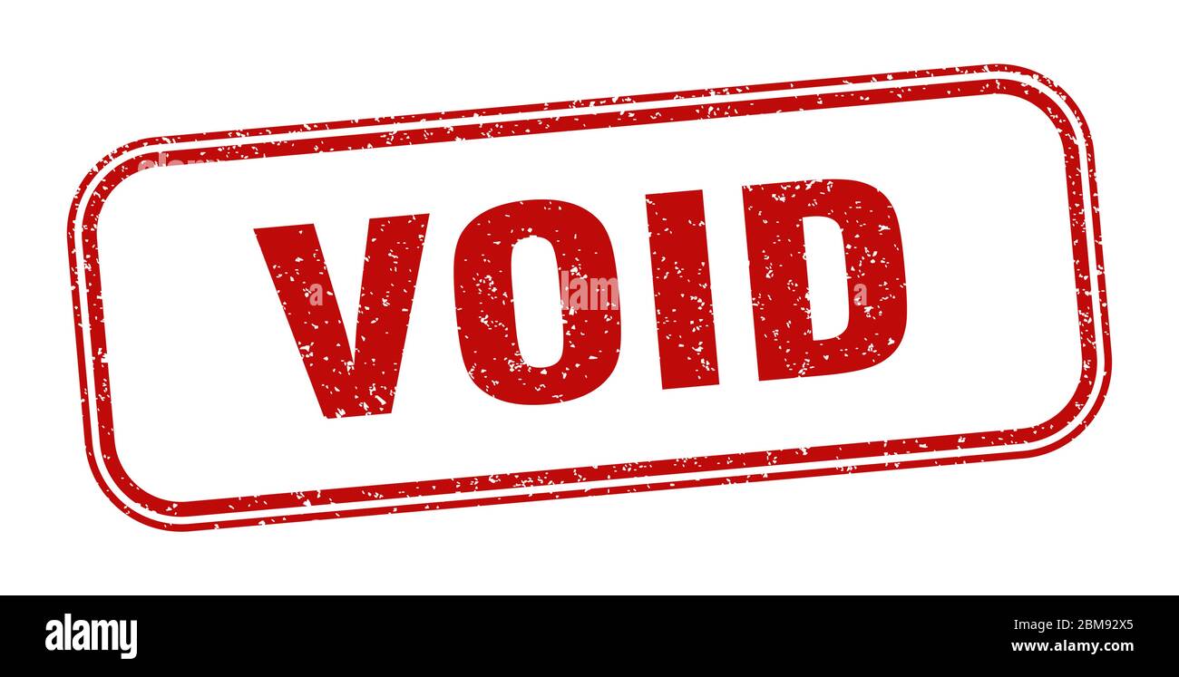 void stamp. void square grunge sign. label Stock Vector Image & Art - Alamy