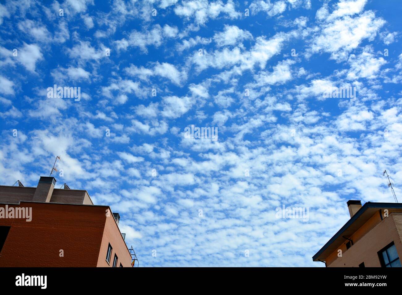 sky, clouds and buildings Stock Photo - Alamy