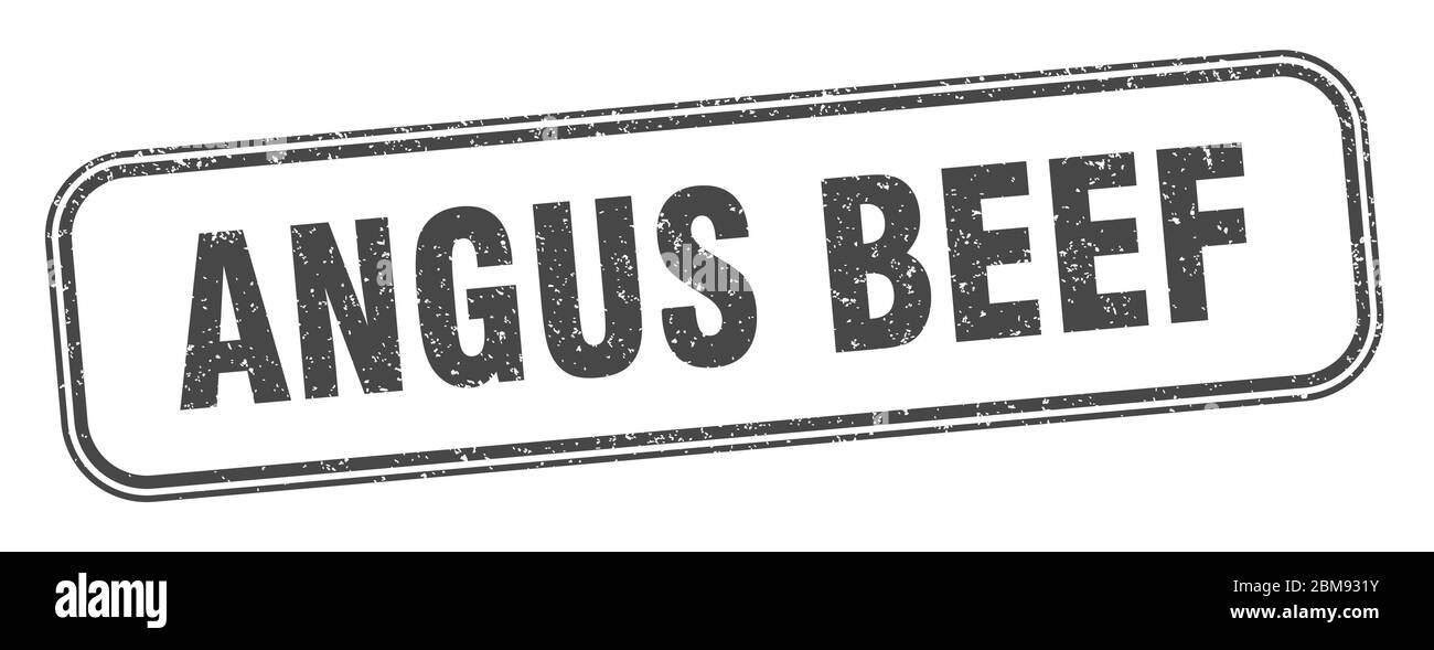 Angus beef stamp Black and White Stock Photos & Images - Alamy