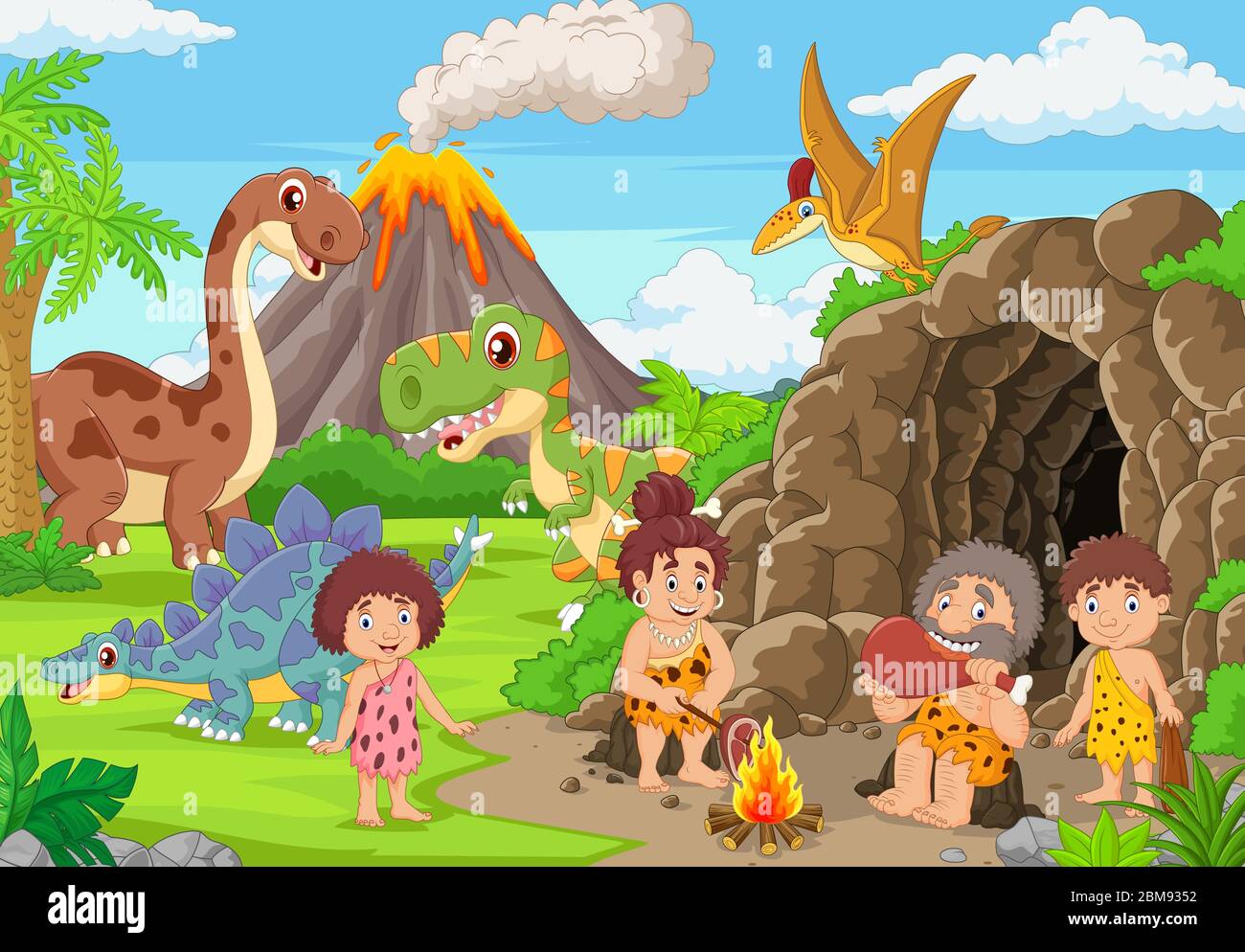 T rex hunting Stock Vector Images - Alamy