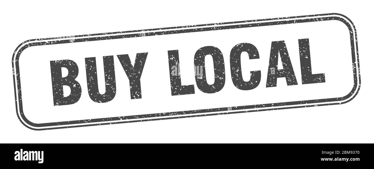 buy local stamp. buy local square grunge sign. label Stock Vector Image ...