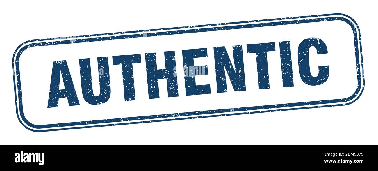 authentic stamp. authentic square grunge sign. label Stock Vector Image ...