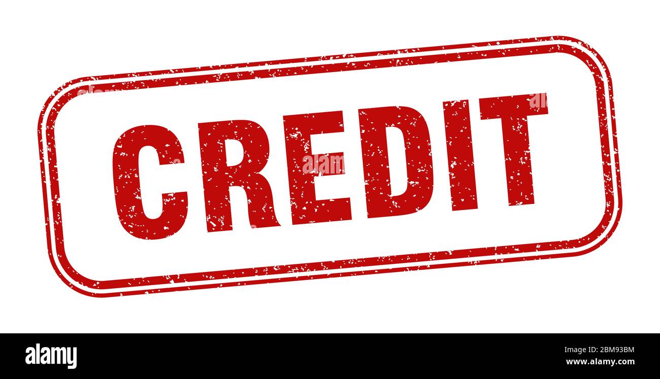 credit stamp. credit square grunge sign. label Stock Vector Image & Art ...