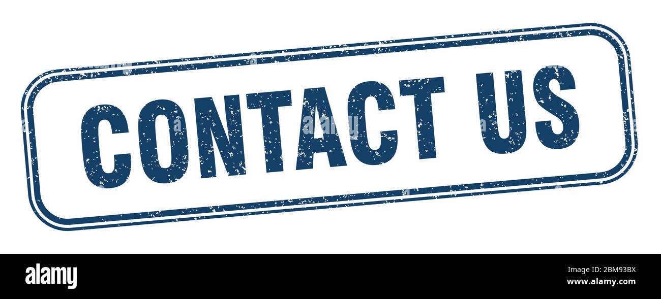 Contact us square stamp hi-res stock photography and images - Alamy