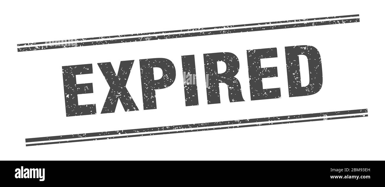 expired stamp. expired label. square grunge sign Stock Vector Image ...