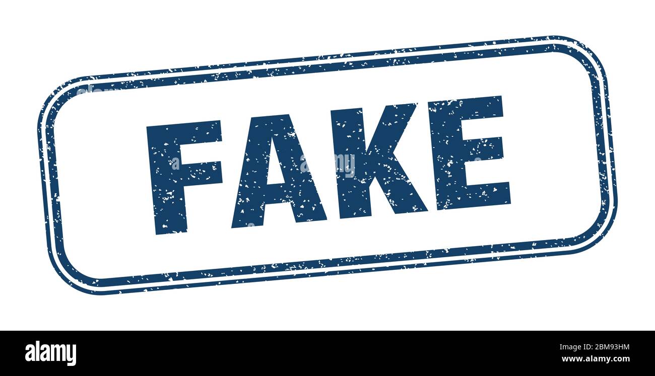 fake stamp. fake square grunge sign. label Stock Vector Image & Art - Alamy