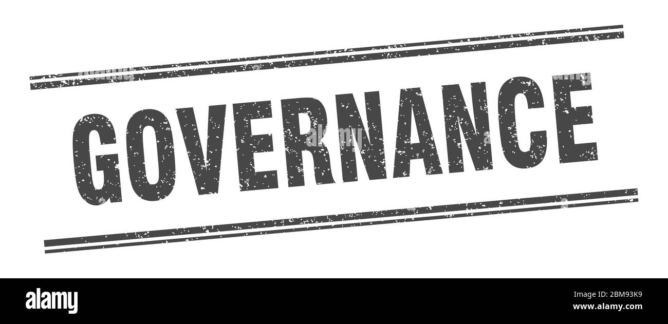 governance stamp. governance label. square grunge sign Stock Vector ...
