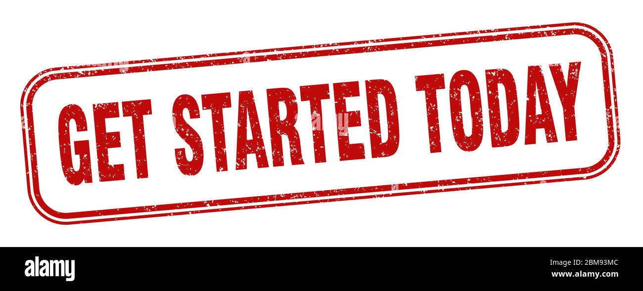 get started today stamp. get started today square grunge sign. label Stock Vector Image & Art ...