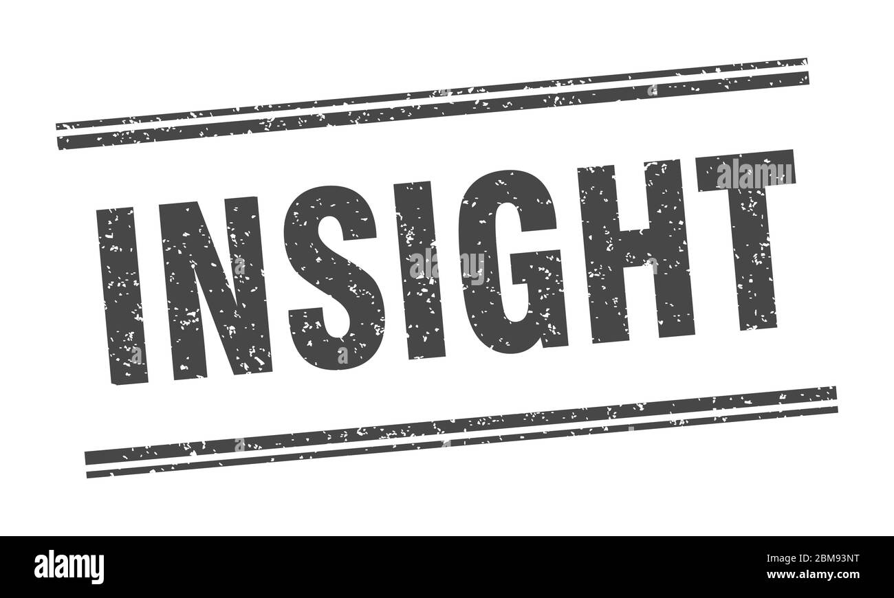 Insight stamp Stock Vector Images - Alamy