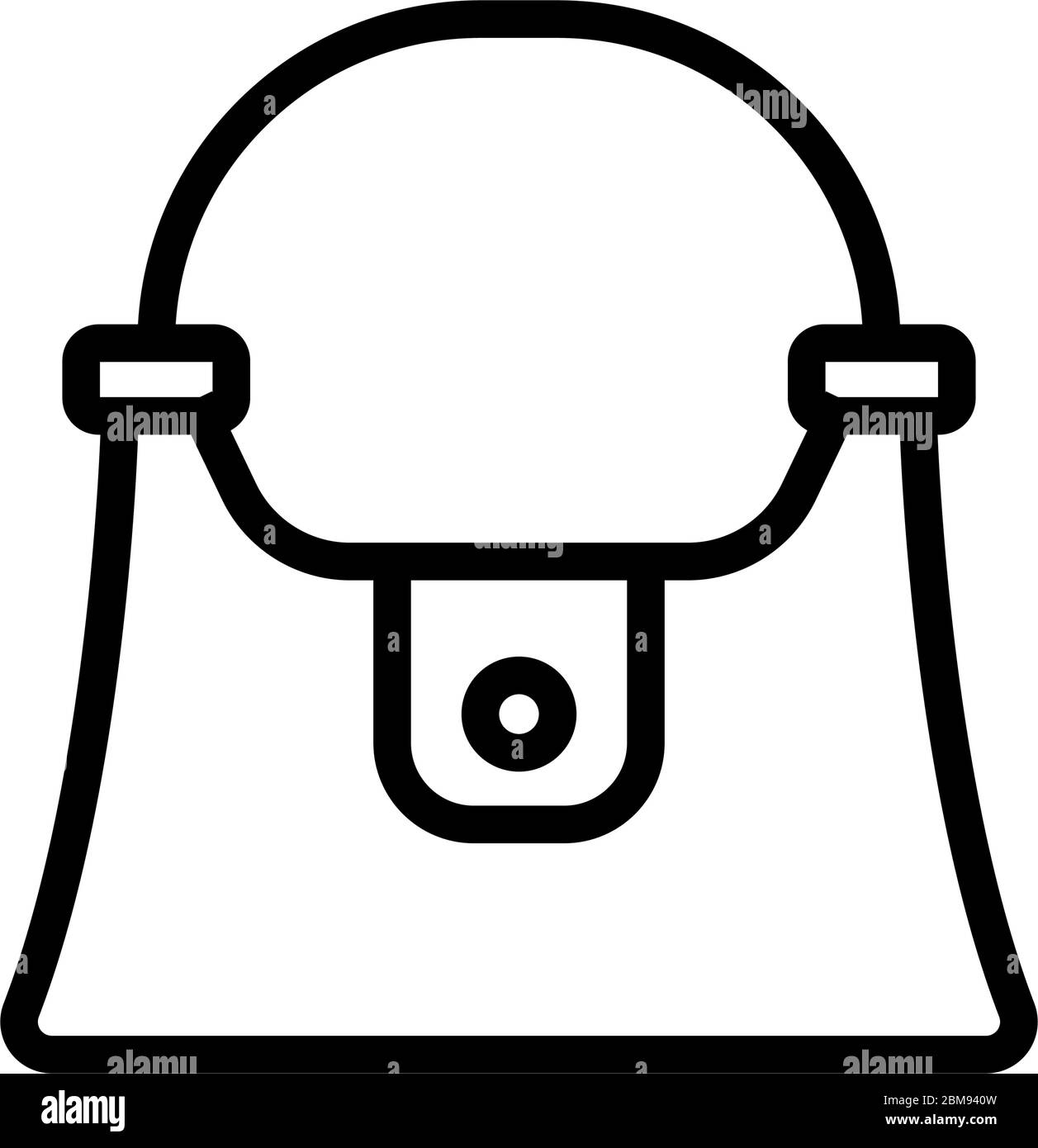 women bag with short handle icon vector Stock Vector Image & Art - Alamy