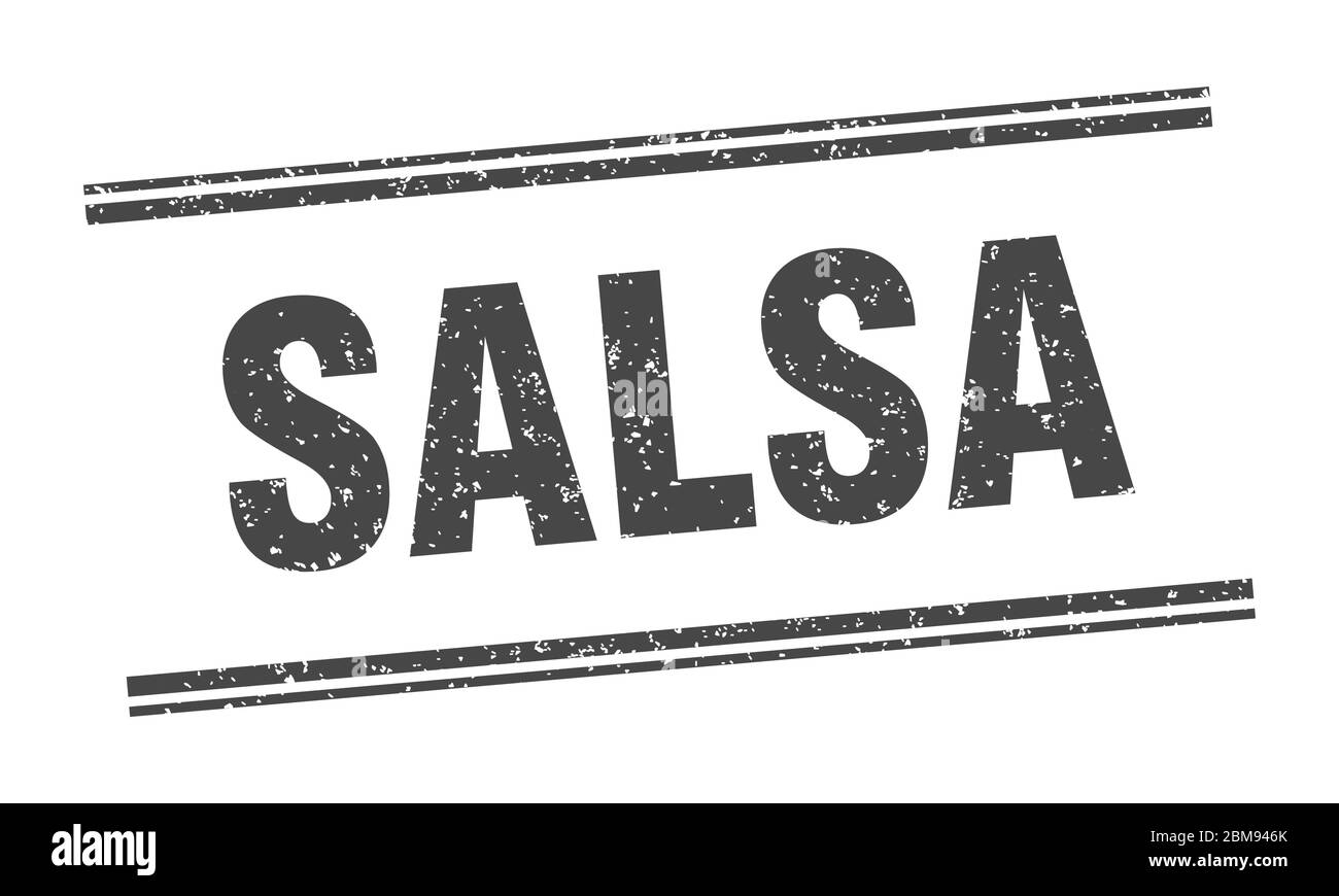 salsa stamp. salsa label. square grunge sign Stock Vector Image & Art ...