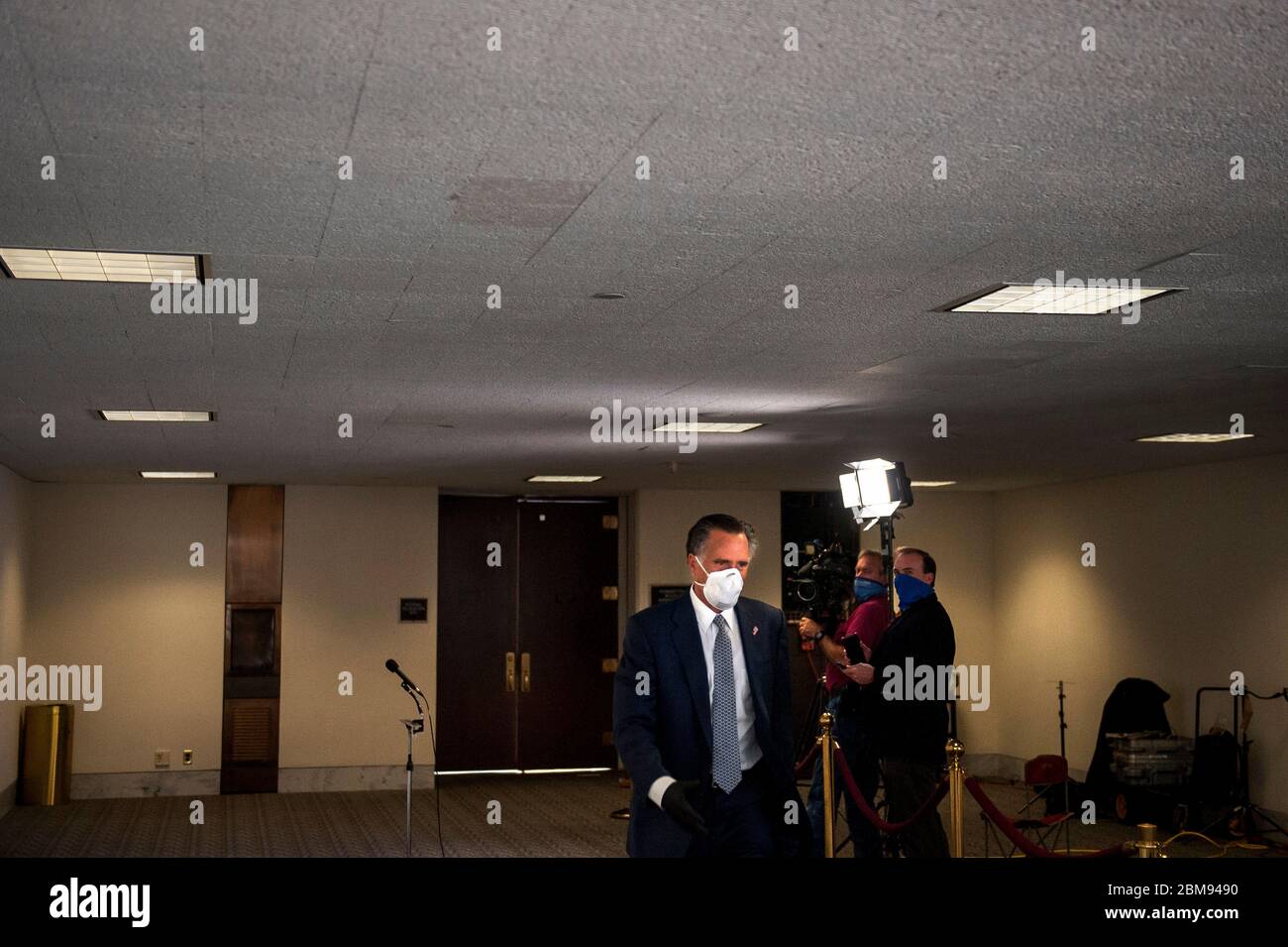 United States Senator Mitt Romney (Republican of Utah) leaves the ...