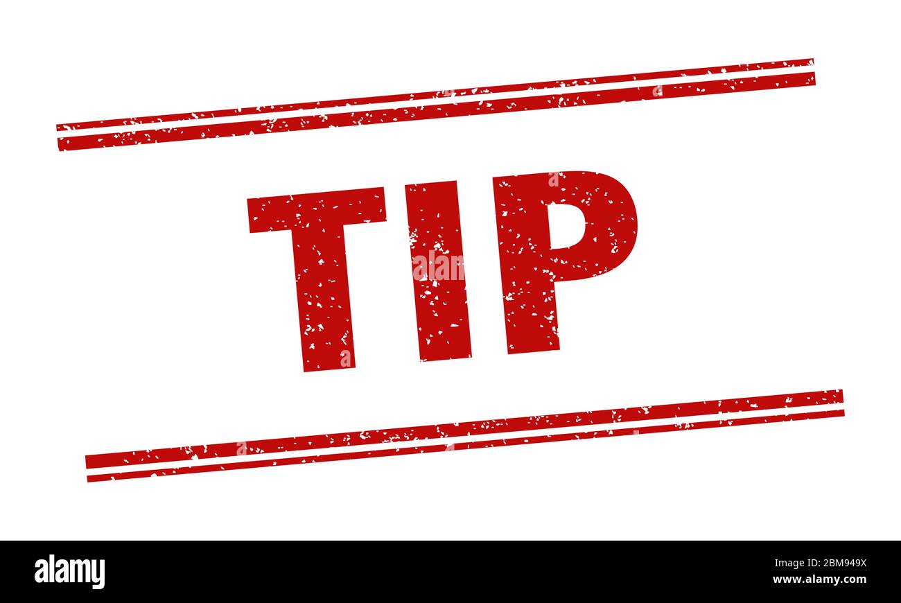tip stamp. tip label. square grunge sign Stock Vector Image & Art - Alamy