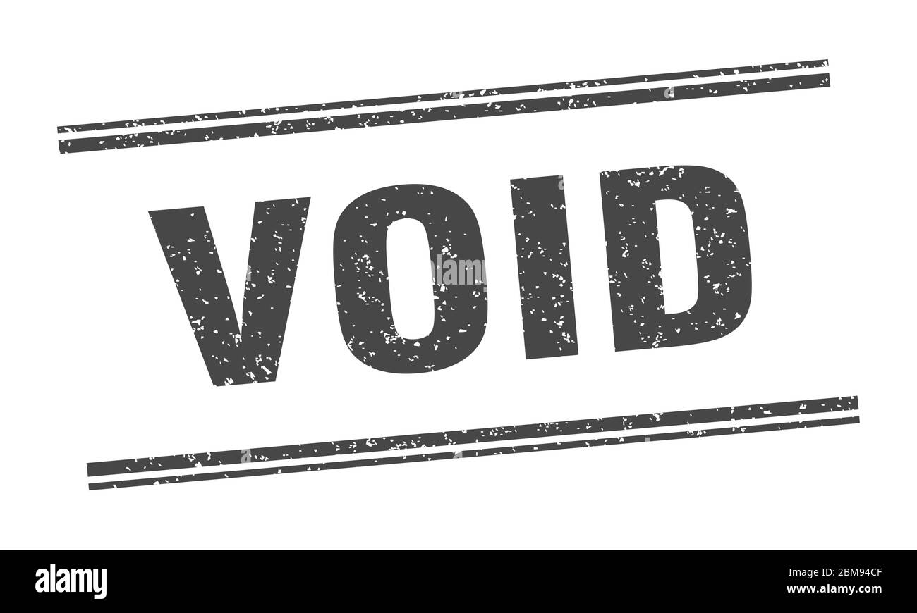 void stamp. void label. square grunge sign Stock Vector Image & Art - Alamy