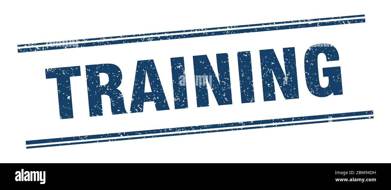 training stamp. training label. square grunge sign Stock Vector Image ...